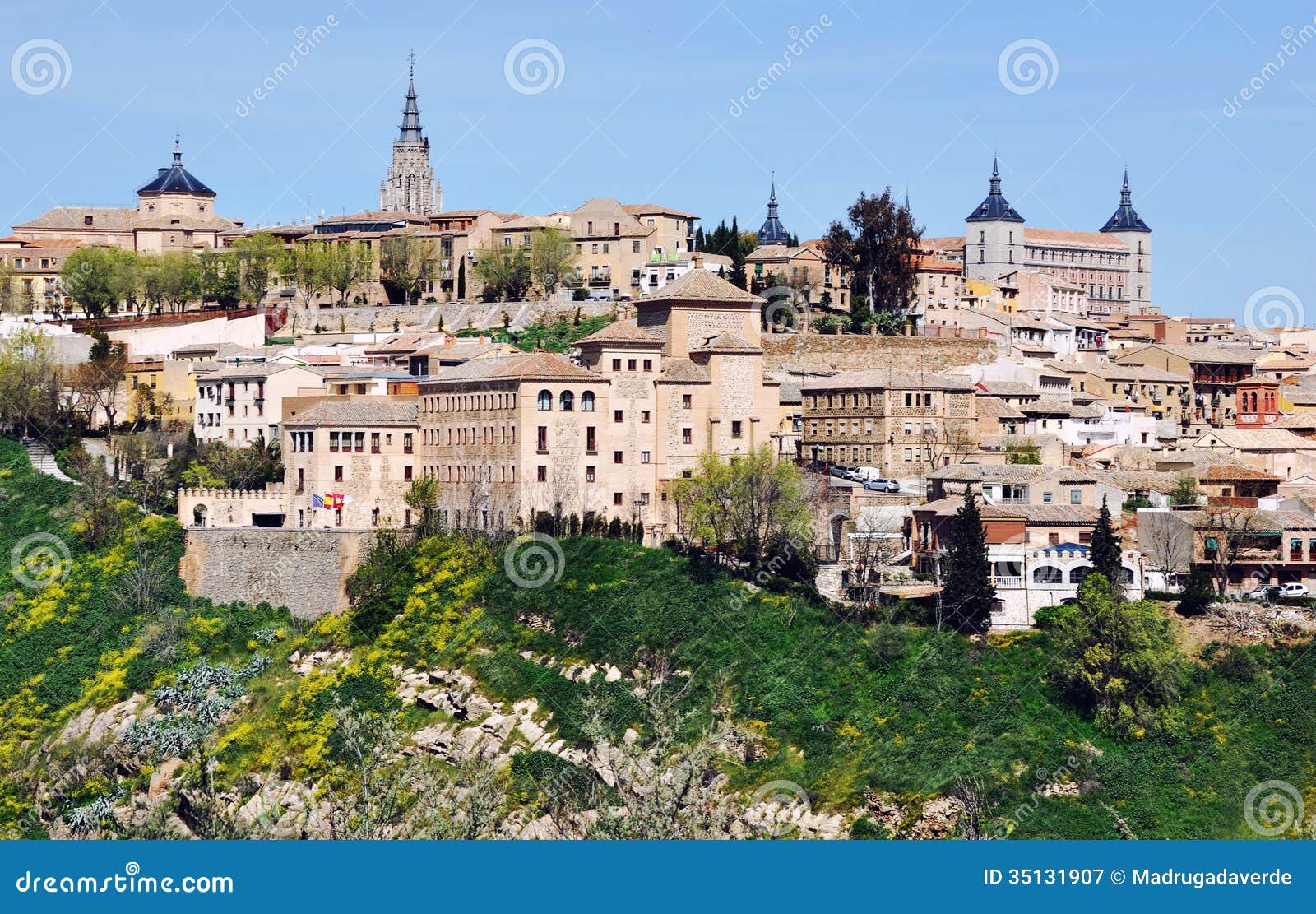 Medieval City Toledo, Spain Stock Image - Image of gothic, architecture ...