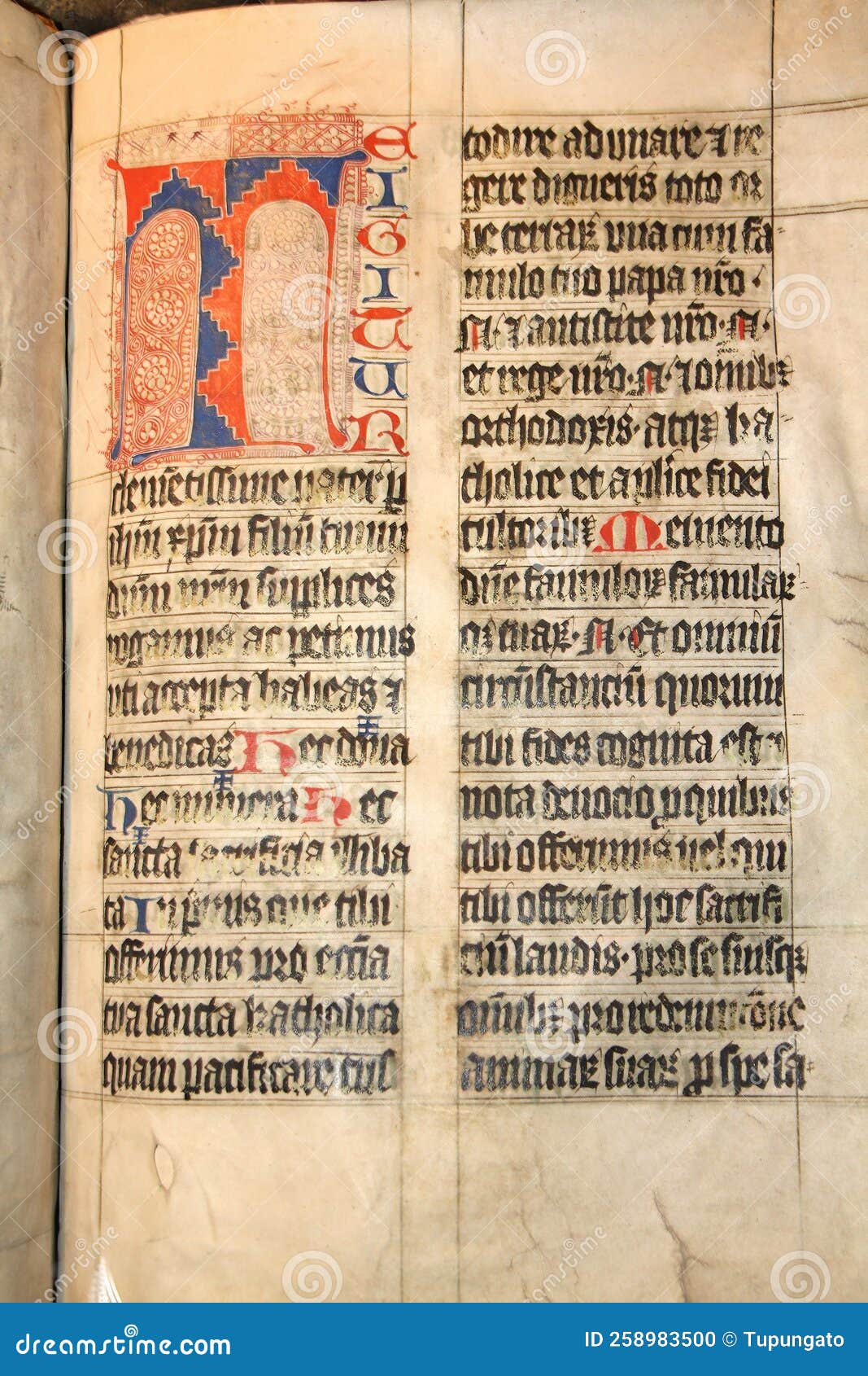 Medieval codex book stock photo. Image of france, book - 258983500