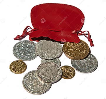 Medieval coins stock image. Image of historic, finance - 51106603
