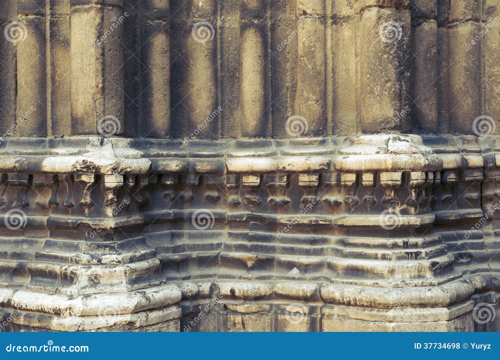 Medieval columns stock photo. Image of medieval, weathered - 37734698
