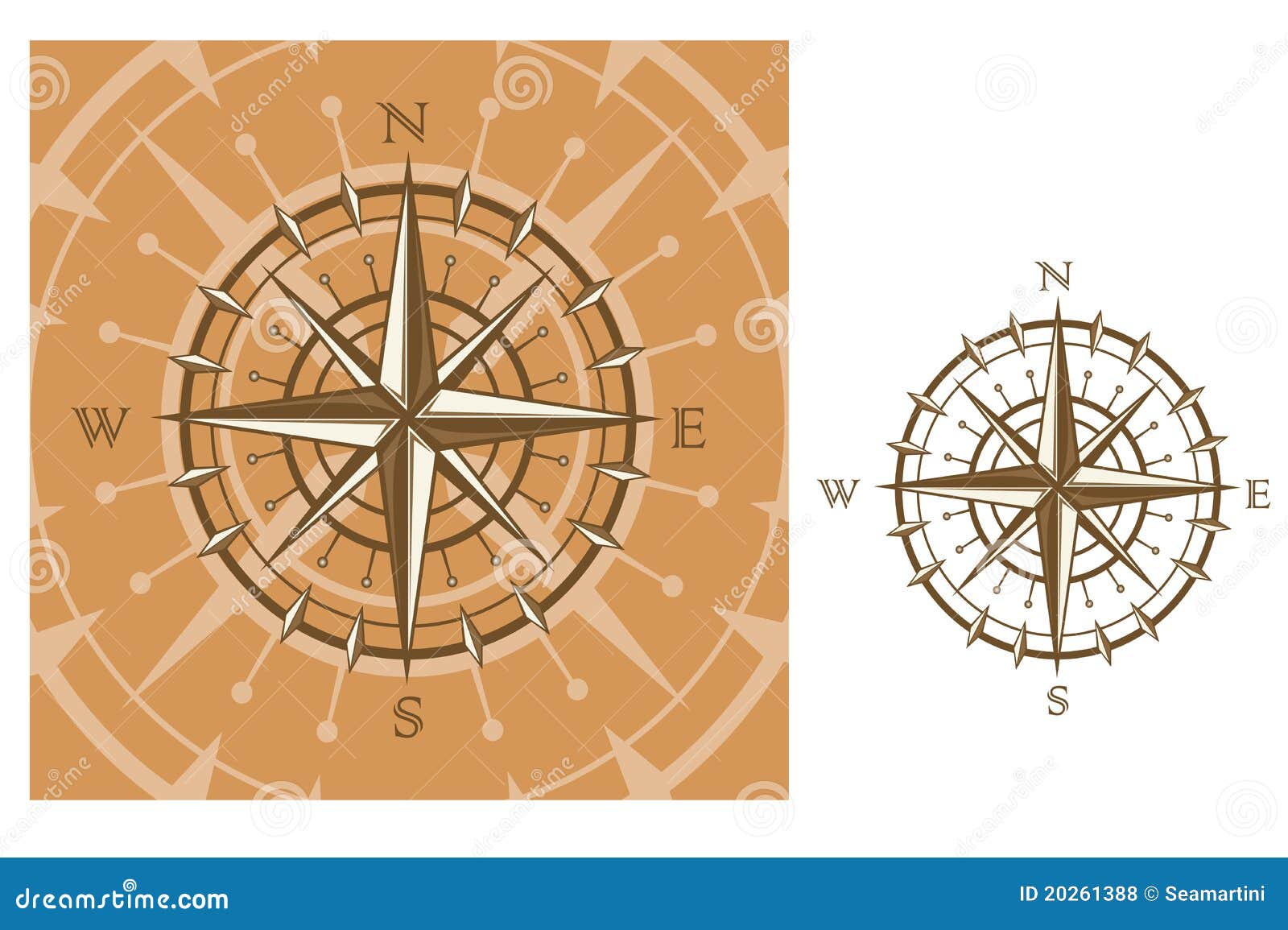 Medieval Compass Royalty Free Stock Photos - Image: 20261388