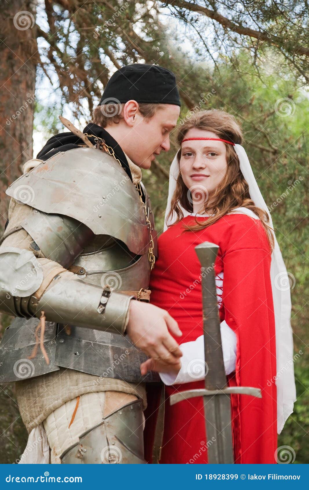 Medieval Couple Royalty-Free Stock Photo | CartoonDealer.com #55016385