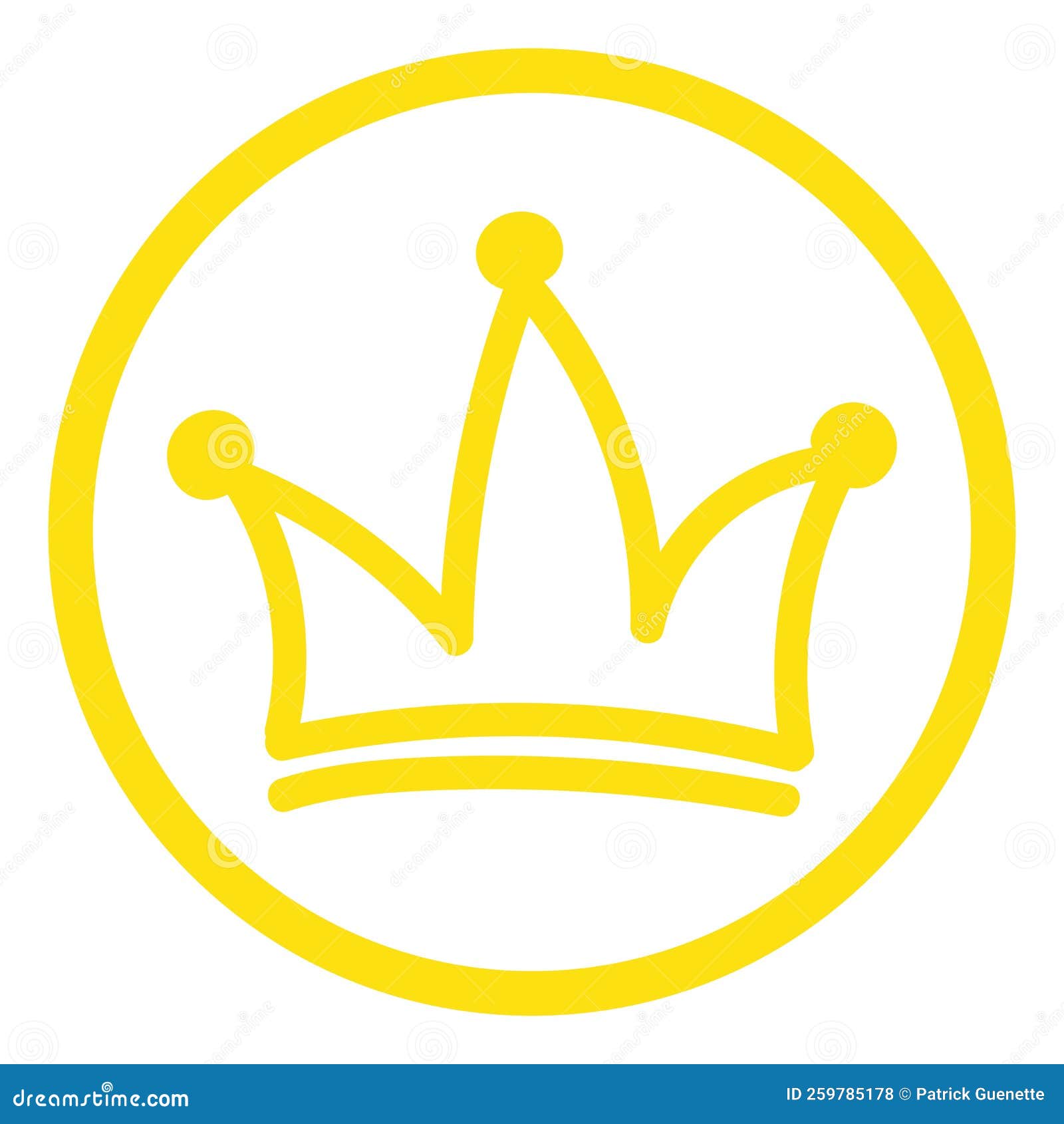 Medieval Crown Icon Stock Vector Illustration Of Emperor 259785178