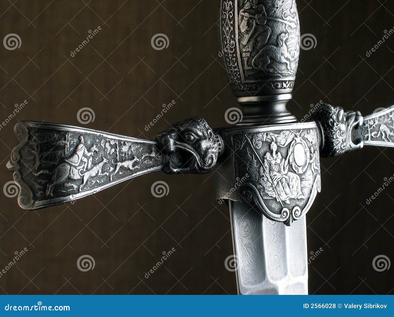 Medieval dagger stock photo. Image of ornament, weapon - 2566028