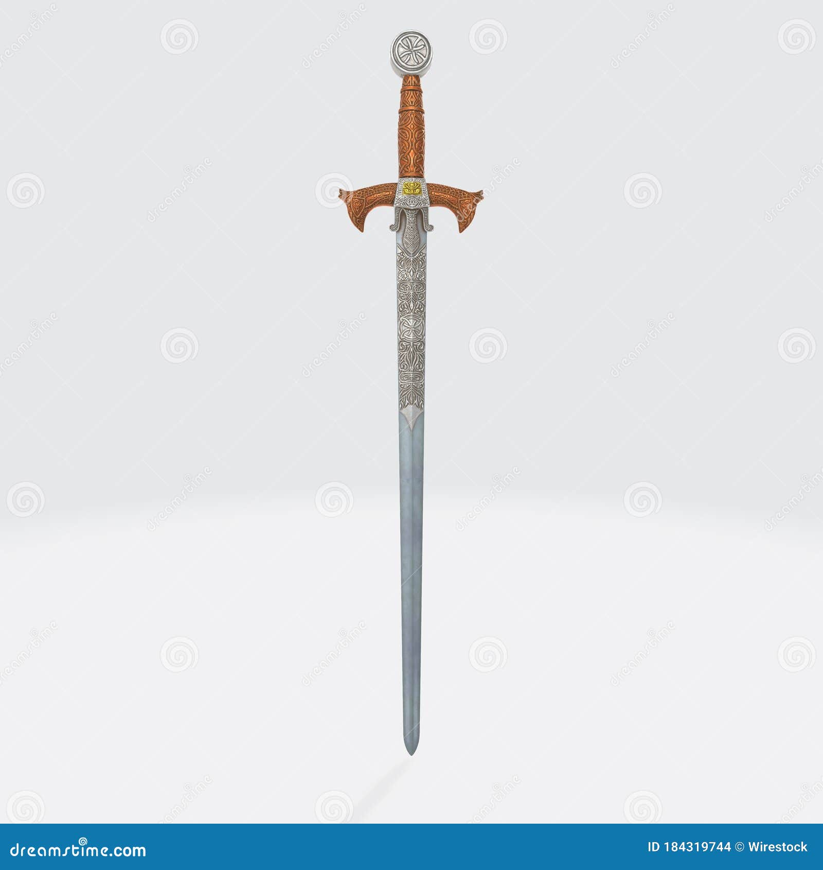 Medieval Dagger Icon, Cartoon Style Vector Illustration | CartoonDealer ...
