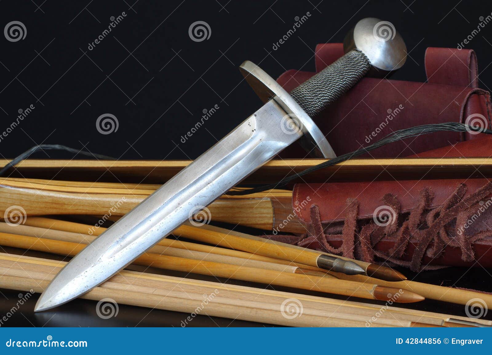 Medieval dagger replica stock photo. Image of sword, culture - 42844856