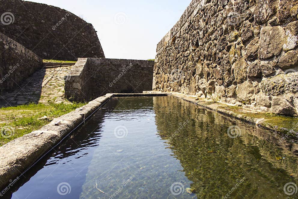 Medieval dam stock photo. Image of monument, millpond - 27863260