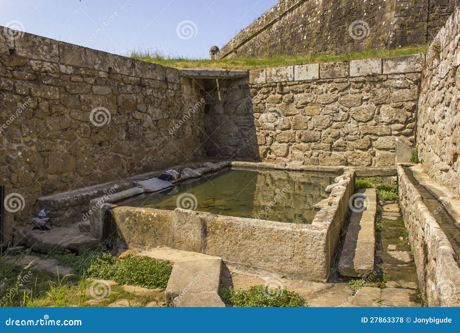 A Medieval dam stock photo. Image of sluice, millpond - 27863378