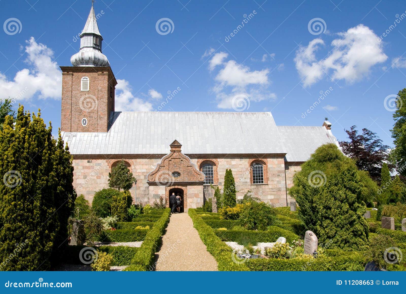 Medieval danish church stock image. Image of ancient - 11208663