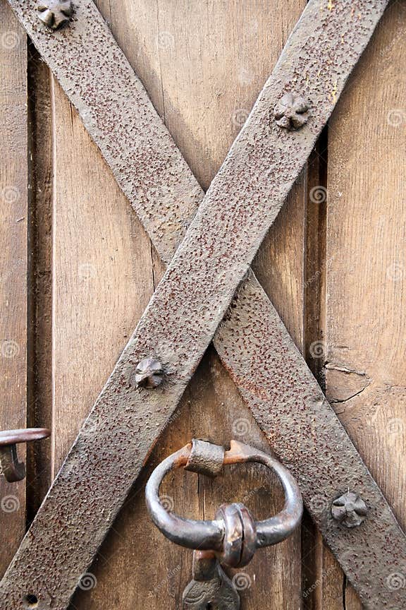Medieval Door lock stock photo. Image of ancient, europe - 22683440