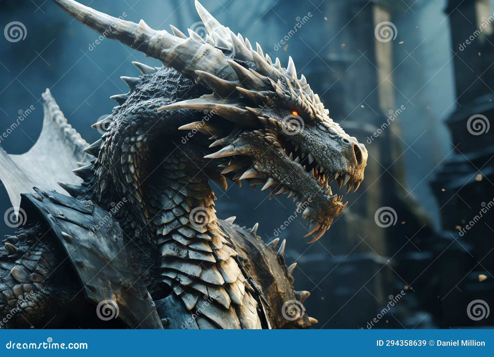 Medieval Dragon Medieval Fantasy Photo Stock Illustration ...