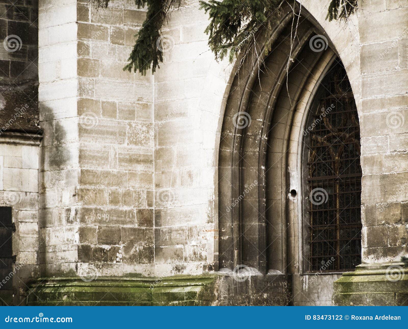 Medieval Entrance in Transilvania Castle Stock Photo - Image of brick ...