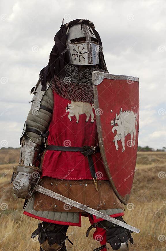 Medieval European knight stock photo. Image of body, antique - 4005338
