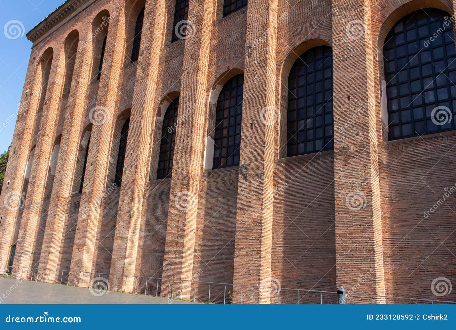 Medieval Exterior of the Basilica of Constantine in Trier, Germany ...
