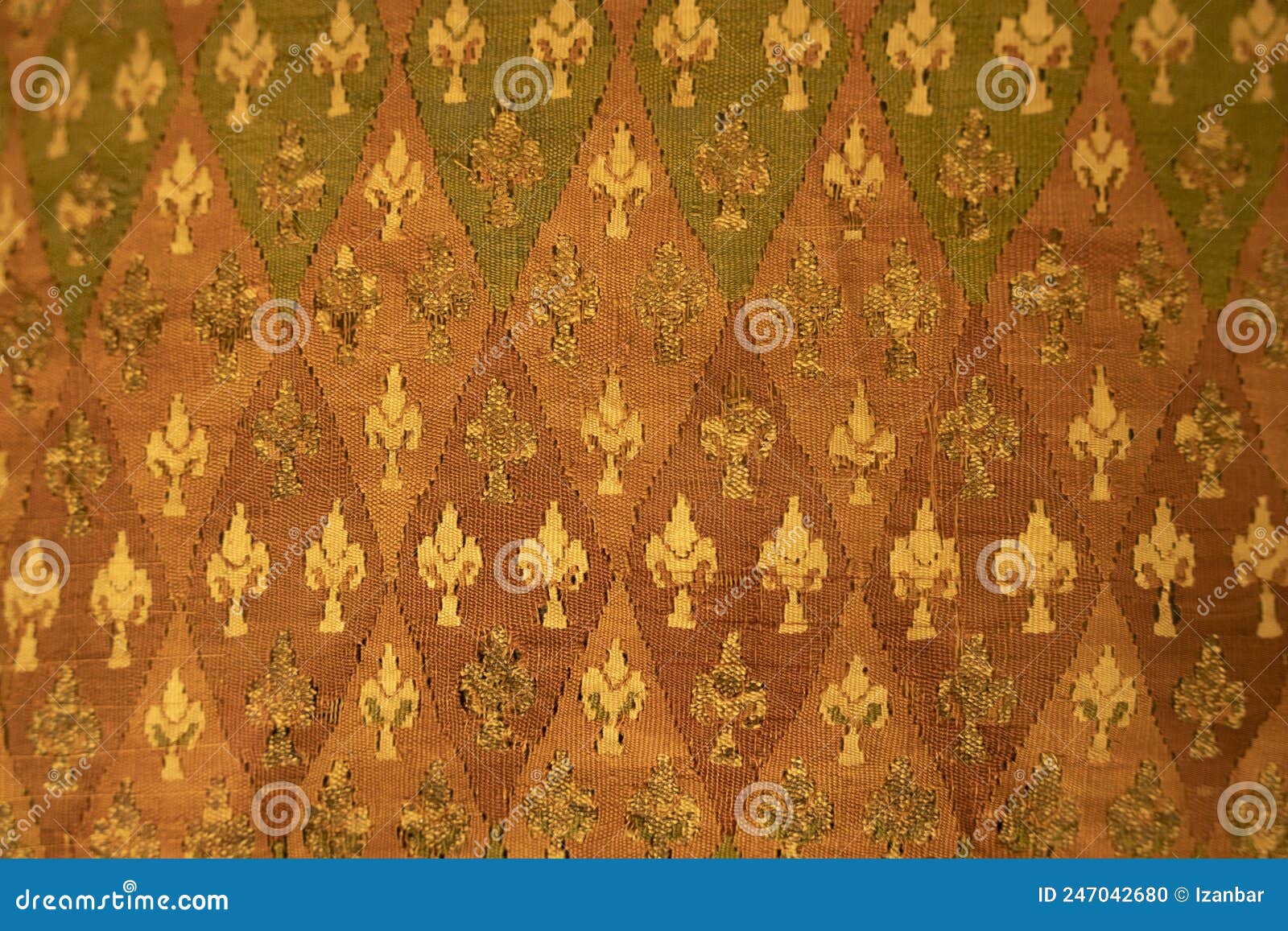 Medieval Fabric Texture Background Gold And White Stock Image ...
