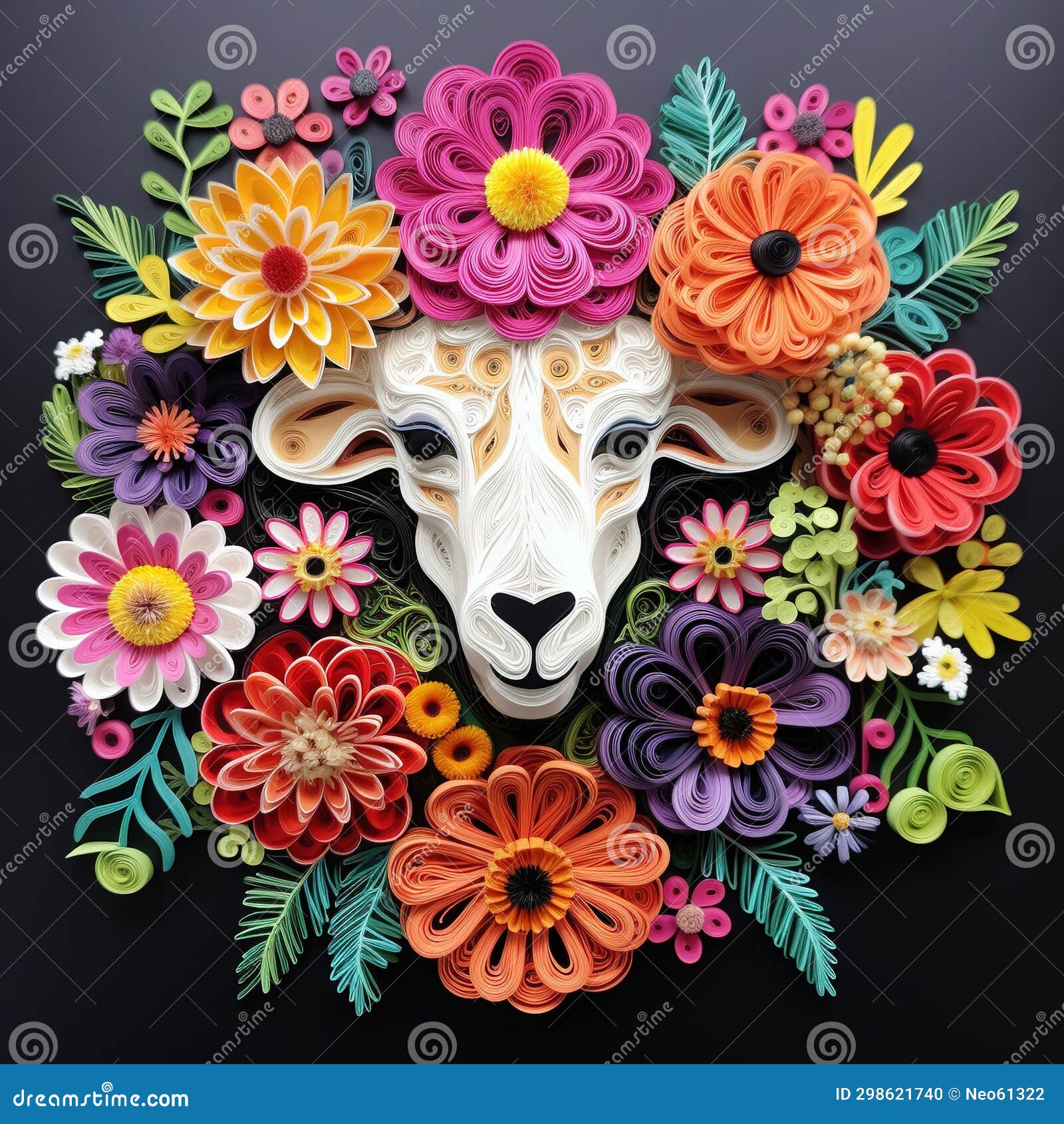 A Medieval Fall Cornucopia Table Overflowing Animal Happy People ...