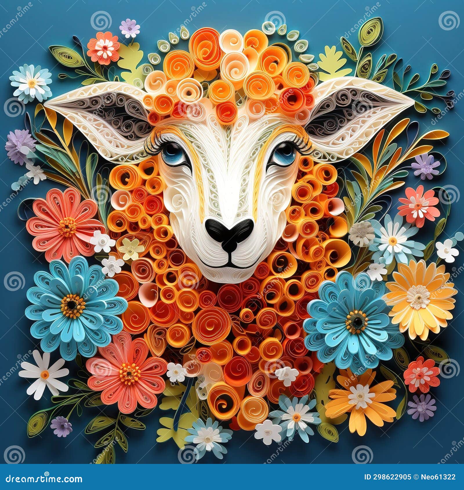 A Medieval Fall Cornucopia Table Overflowing Animal Happy People ...