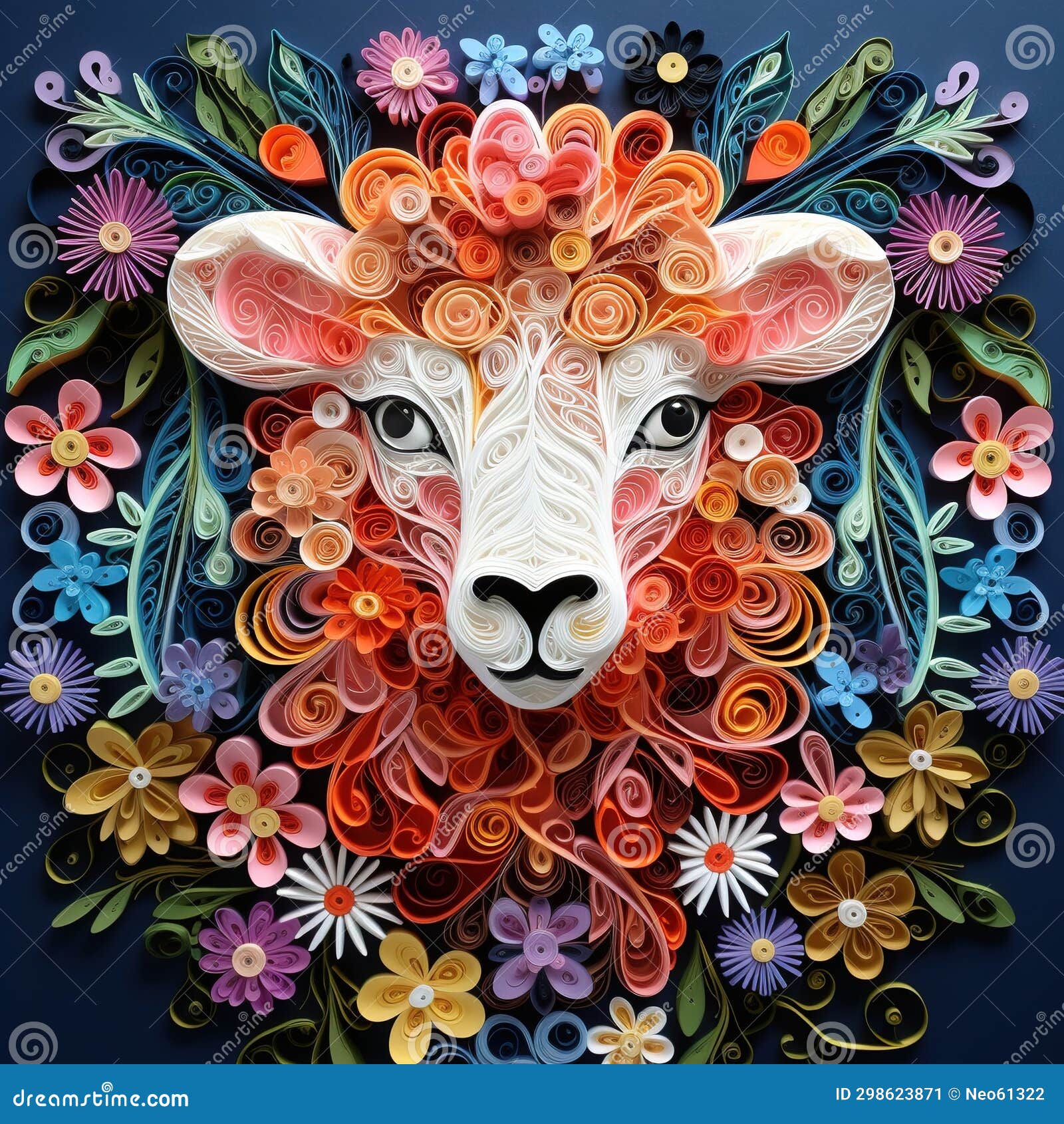 A Medieval Fall Cornucopia Table Overflowing Animal Happy People ...