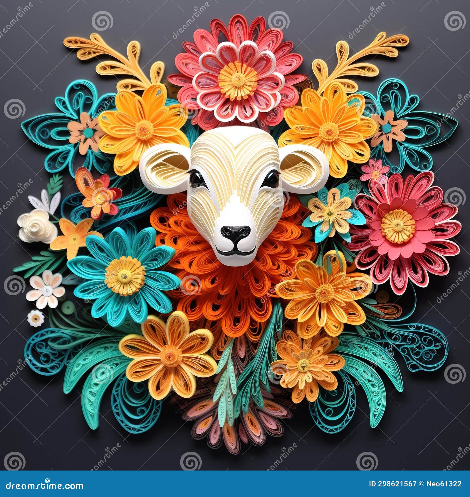 A Medieval Fall Cornucopia Table Overflowing Animal Happy People ...