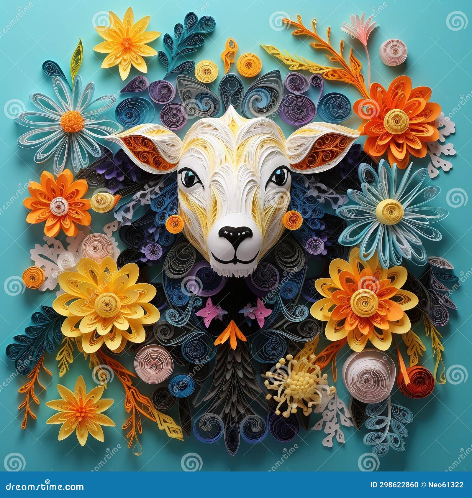 A Medieval Fall Cornucopia Table Overflowing Animal Happy People ...