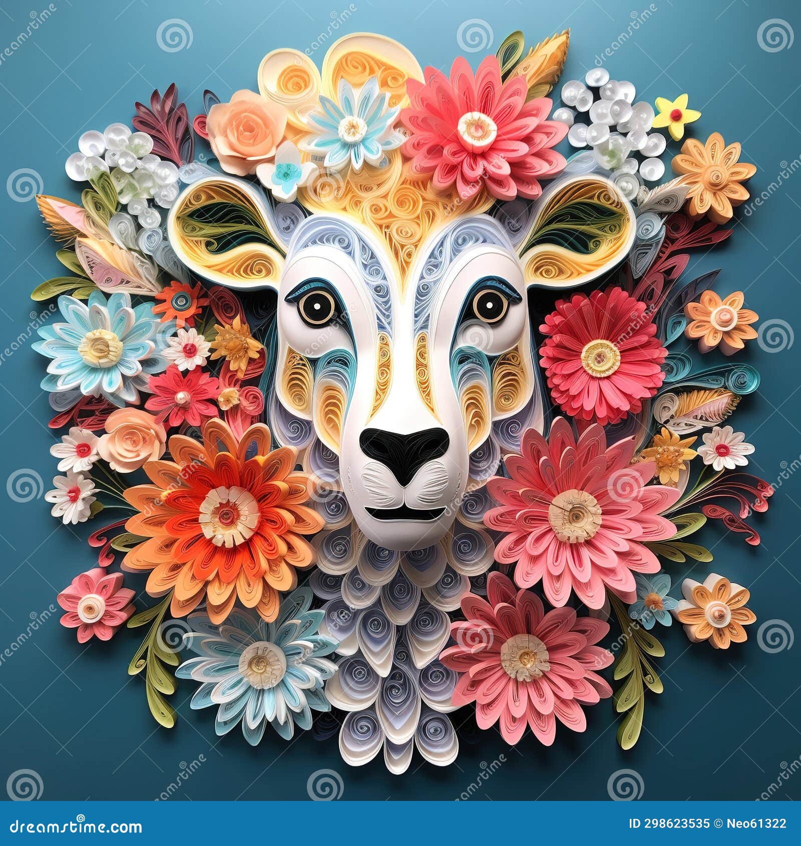 A Medieval Fall Cornucopia Table Overflowing Animal Happy People ...