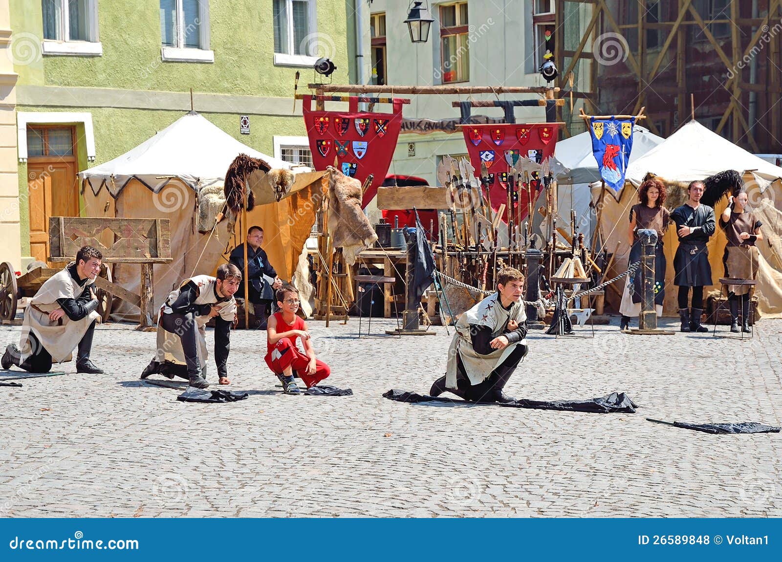 Medieval Festival in Romania Editorial Stock Photo - Image of festivity ...