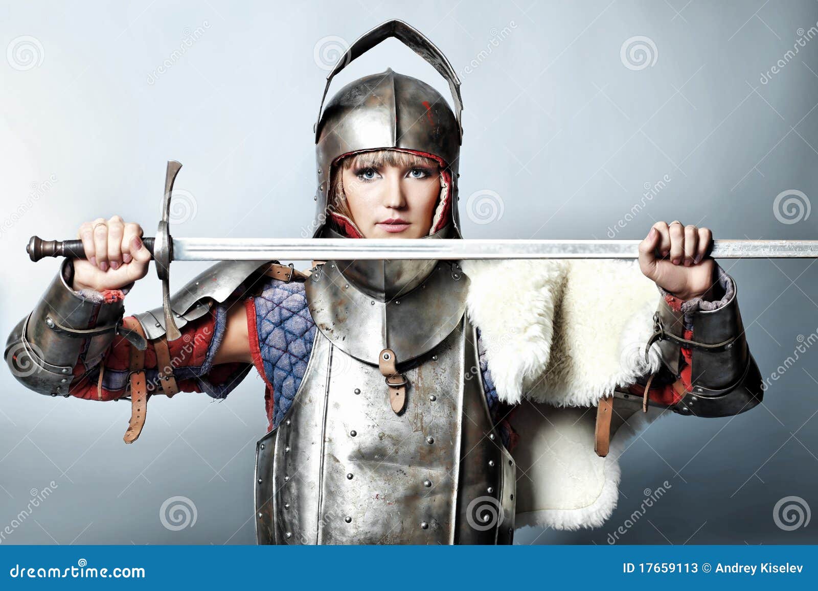 Medieval fighter stock image. Image of armor, fight, danger - 17659113