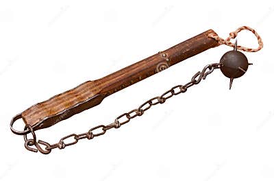 Medieval flail stock photo. Image of chain, clipping - 27728078