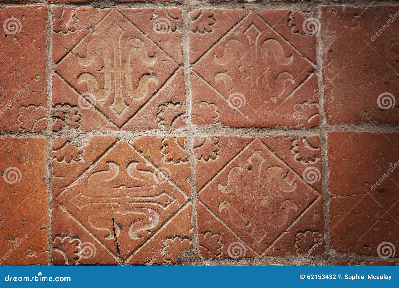 Medieval floor tiles stock photo. Image of abstract, floor - 62153432