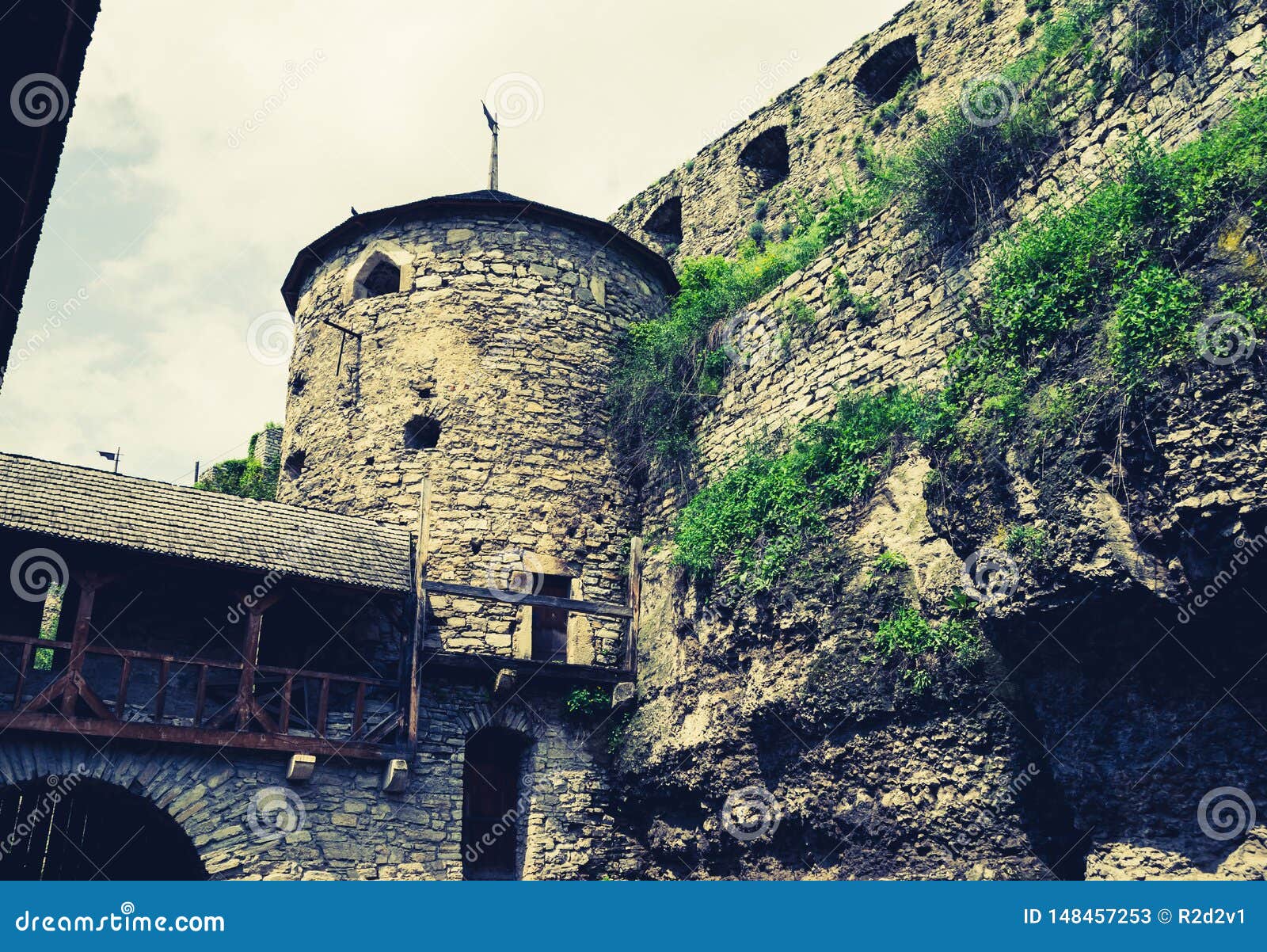 Medieval Forge Tower stock image. Image of brick, detail - 148457253
