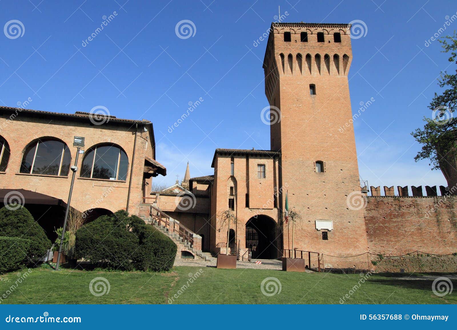 Medieval Formigine castle stock photo. Image of tale - 56357688
