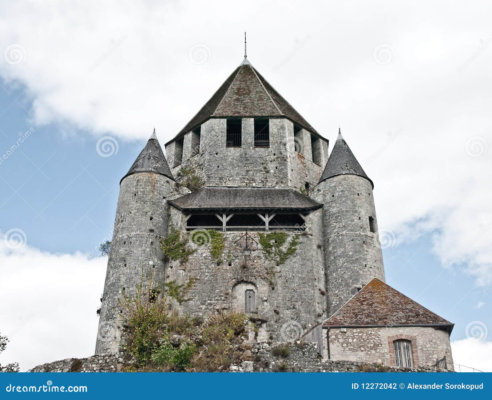 Medieval fort stock photo. Image of fort, hill, chateau - 12272042