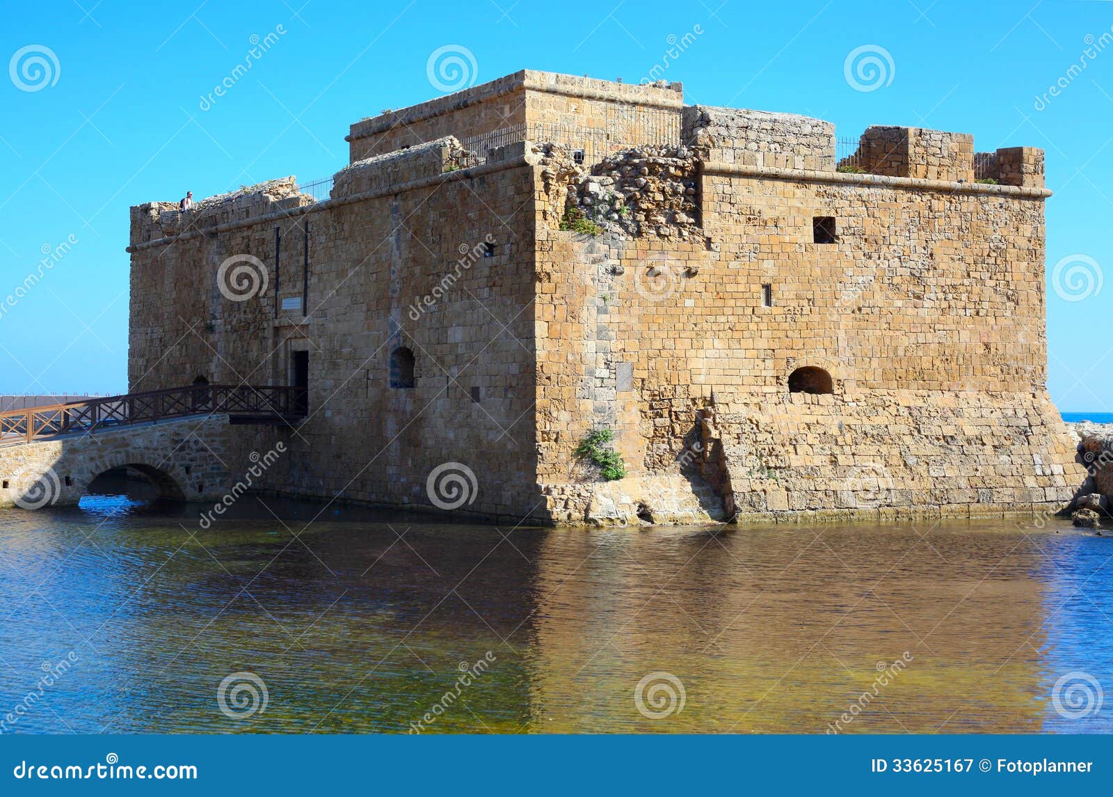 Medieval fortification stock image. Image of castle, cyprus - 33625167