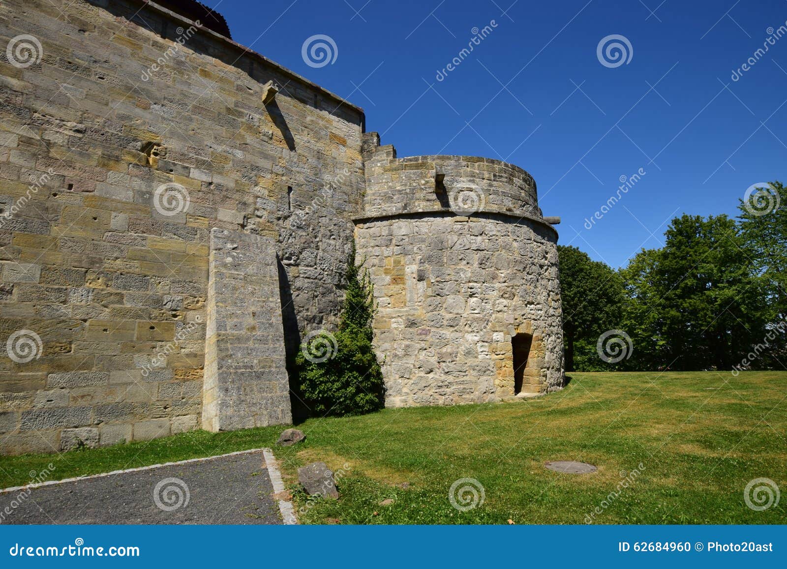 Medieval fortification stock photo. Image of fortress - 62684960