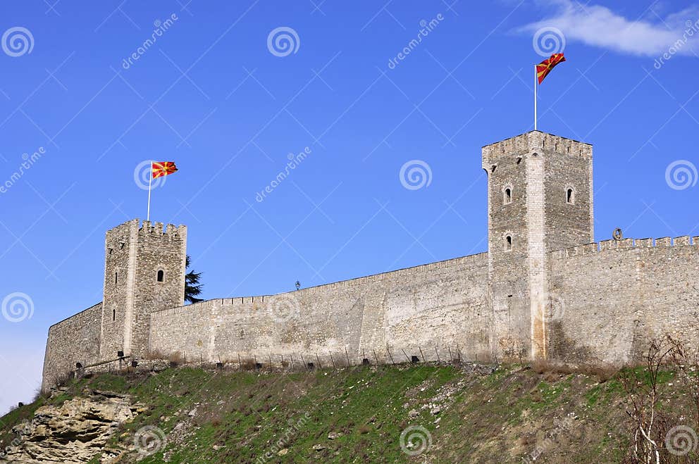 Medieval Fortress stock photo. Image of macedonia, fort - 13262618