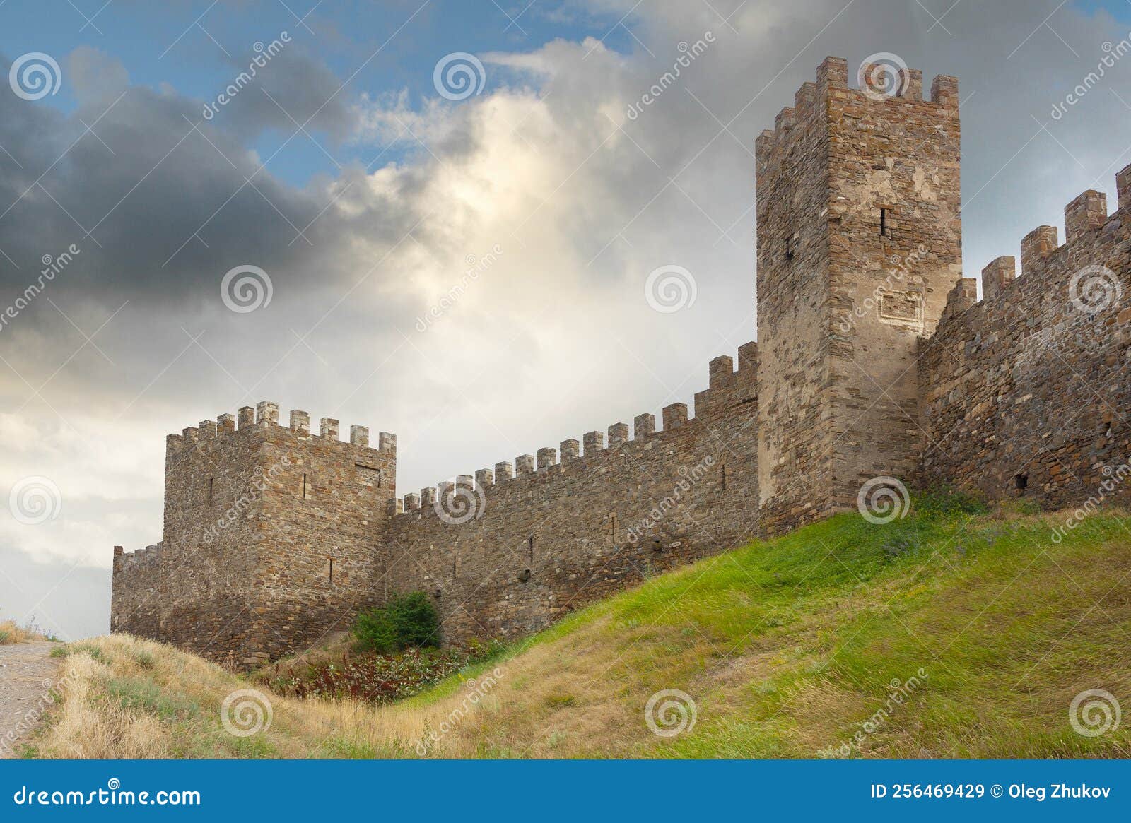Medieval Fortress in the Crimea Stock Image - Image of architecture ...