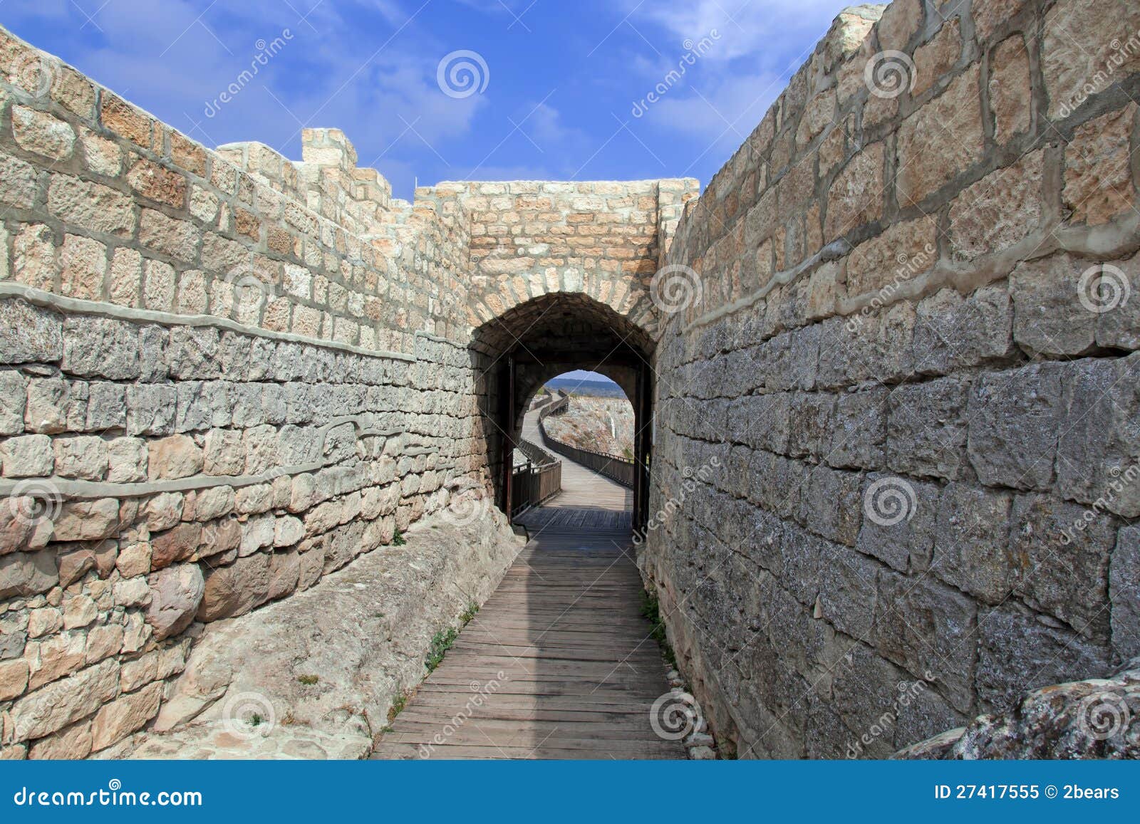 A Medieval Fortress Ovech in Bulgaria Stock Image - Image of landscape ...