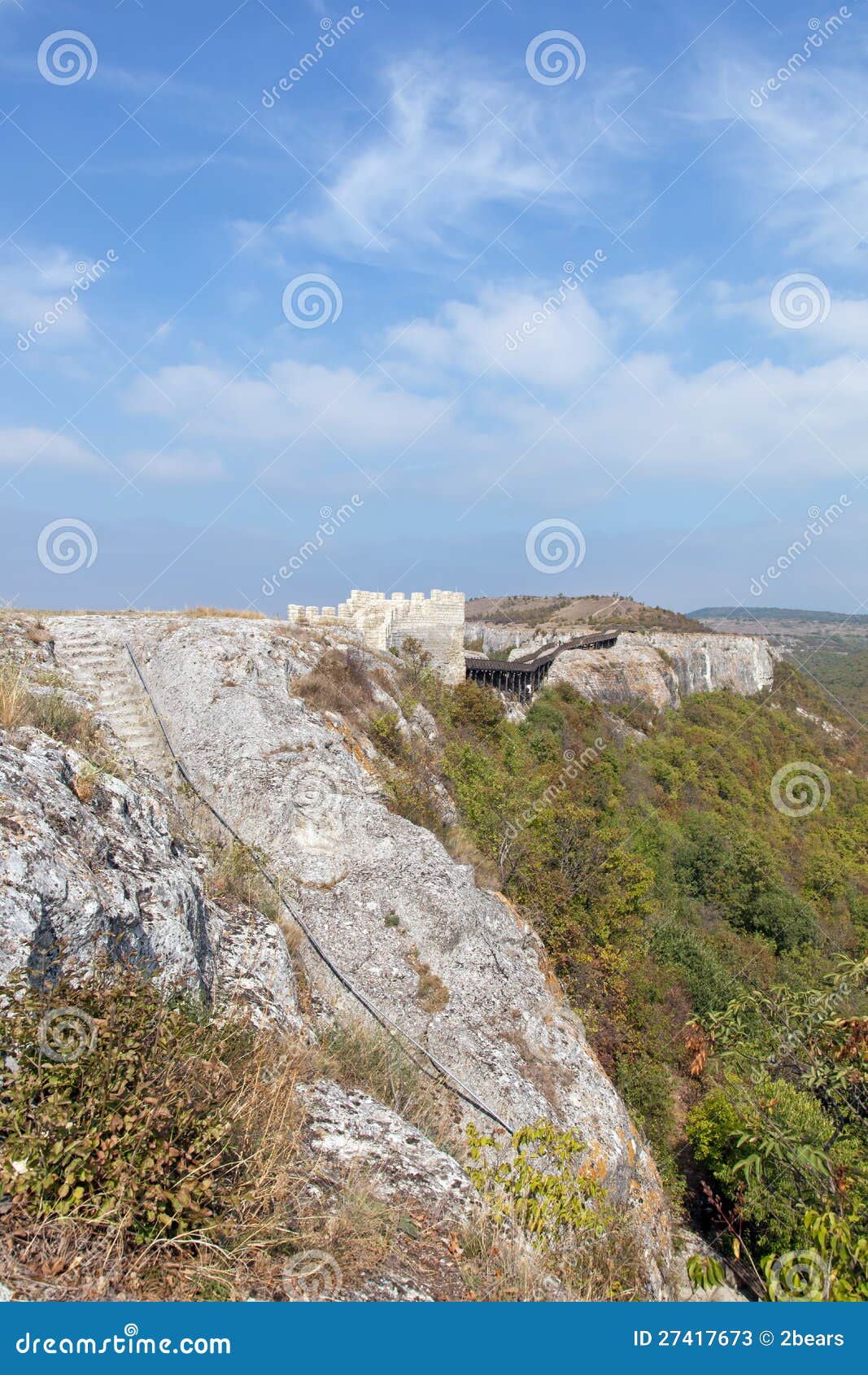 A Medieval Fortress Ovech in Bulgaria Stock Image - Image of europe ...