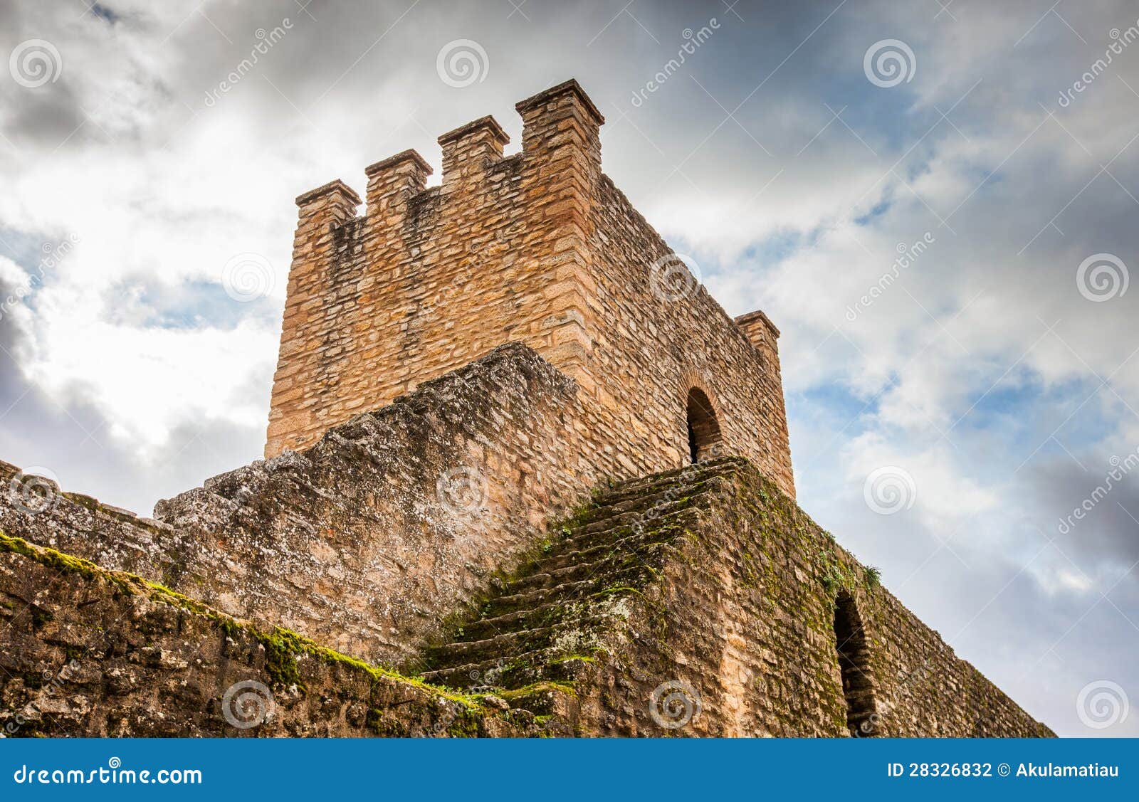 Medieval Fortress Wall stock photo. Image of architecture - 28326832