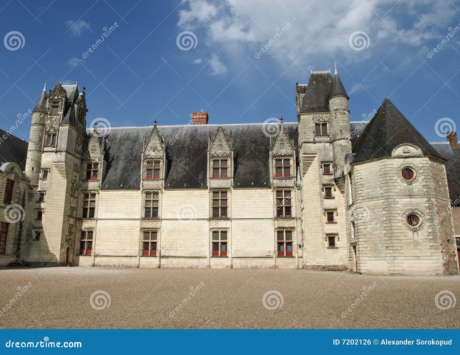 Medieval french castle stock photo. Image of loire, rocks - 7202126