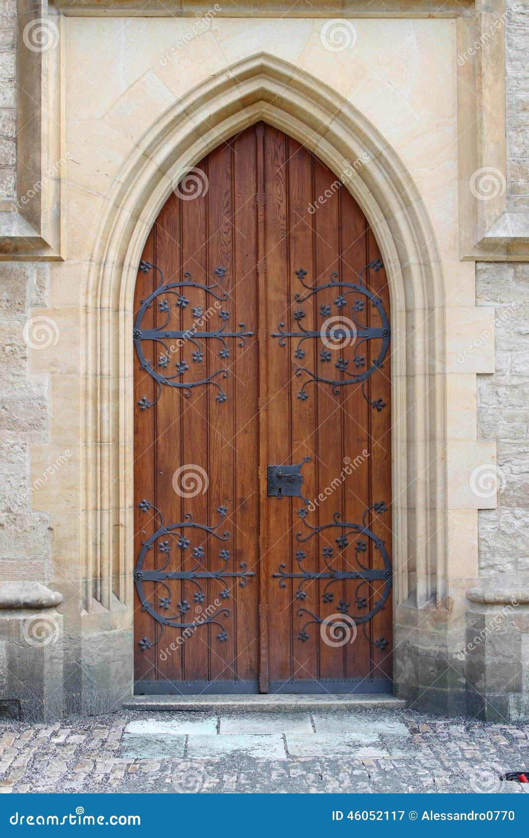 Medieval front door stock image. Image of decorative - 46052117