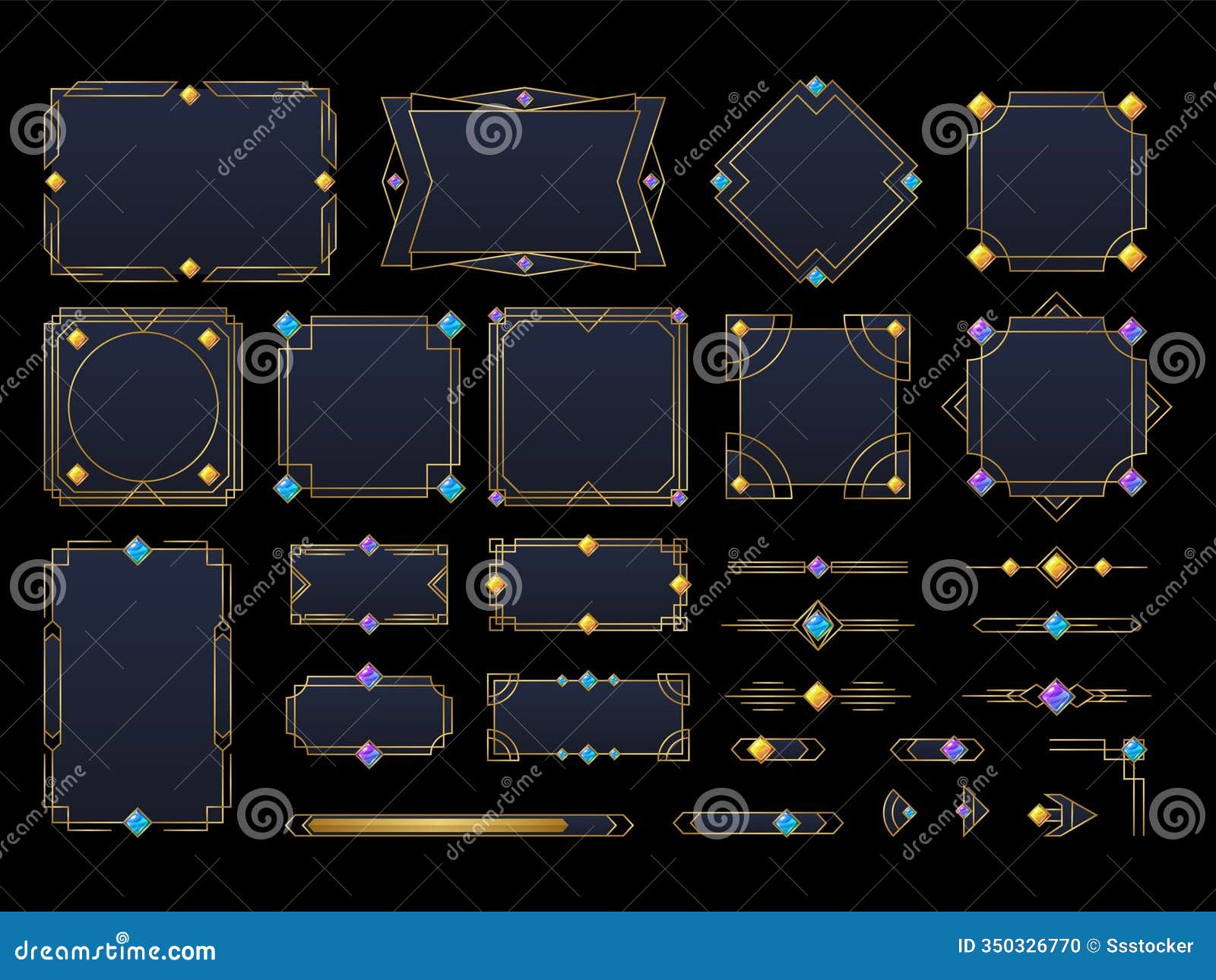 Game Ui Frames, Gold Medieval Rpg Game Or App Royalty-Free Illustration ... Game Ui Frames, Gold Medieval Rpg Game Or App Royalty-Free Illustration ...