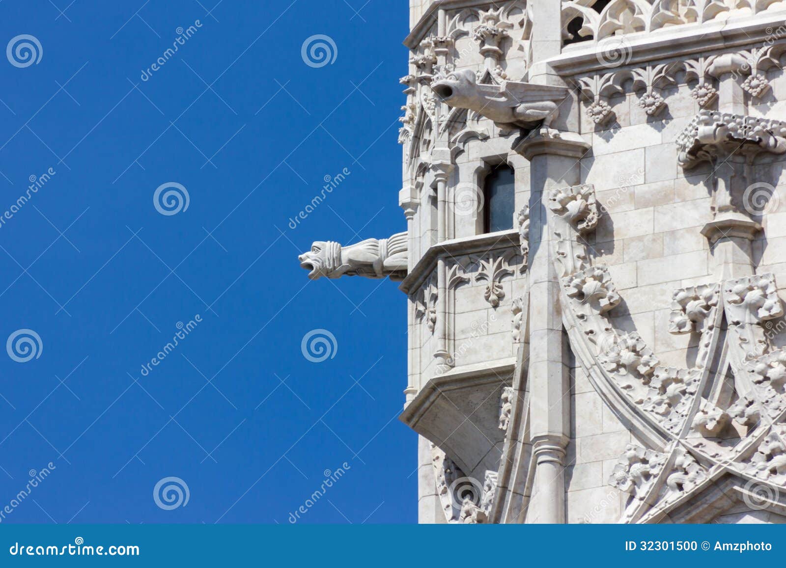 Medieval Gargoyle stock photo. Image of ages, landmark - 32301500
