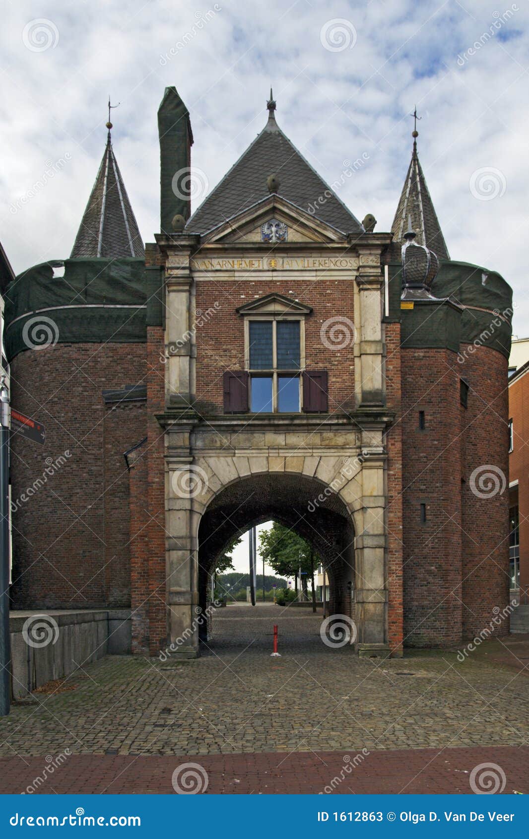 Medieval gate stock image. Image of ages, brick, monument - 1612863