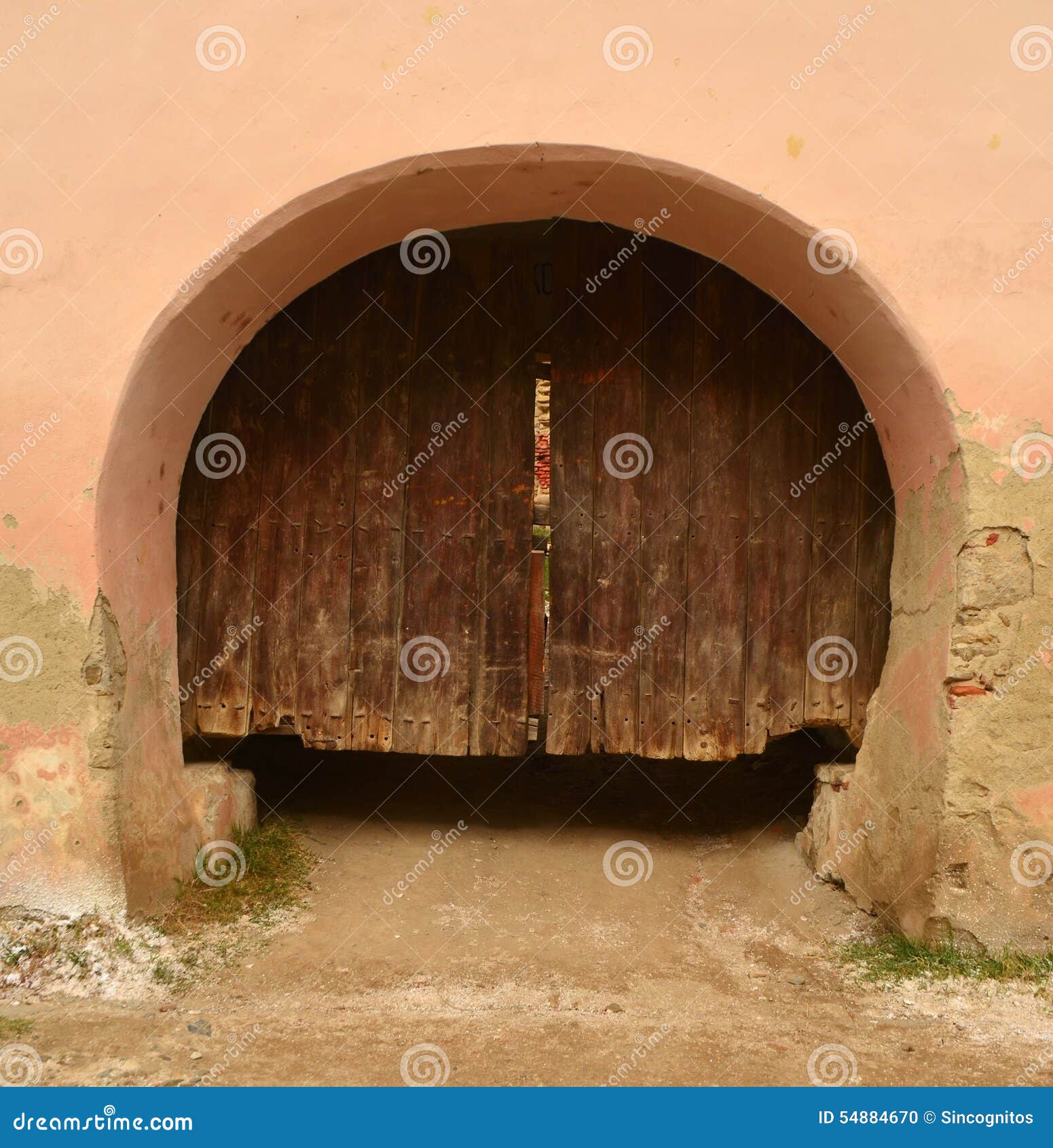 Medieval gate stock photo. Image of fortified, obstruction - 54884670