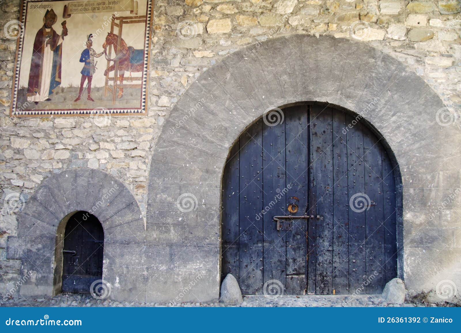 Medieval gates stock photo. Image of gate, crossroad - 26361392
