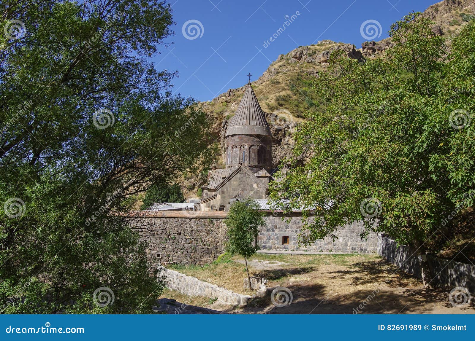 Medieval Geghard Monastery Complex Stock Image - Image of monastery ...
