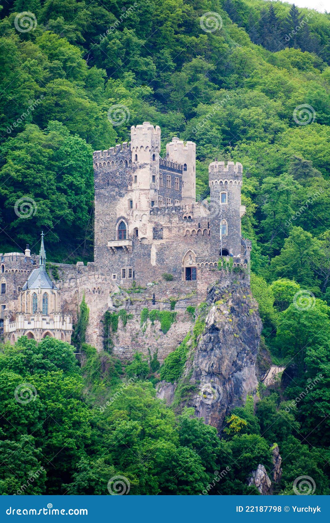 Medieval german castle stock photo. Image of tourism - 22187798