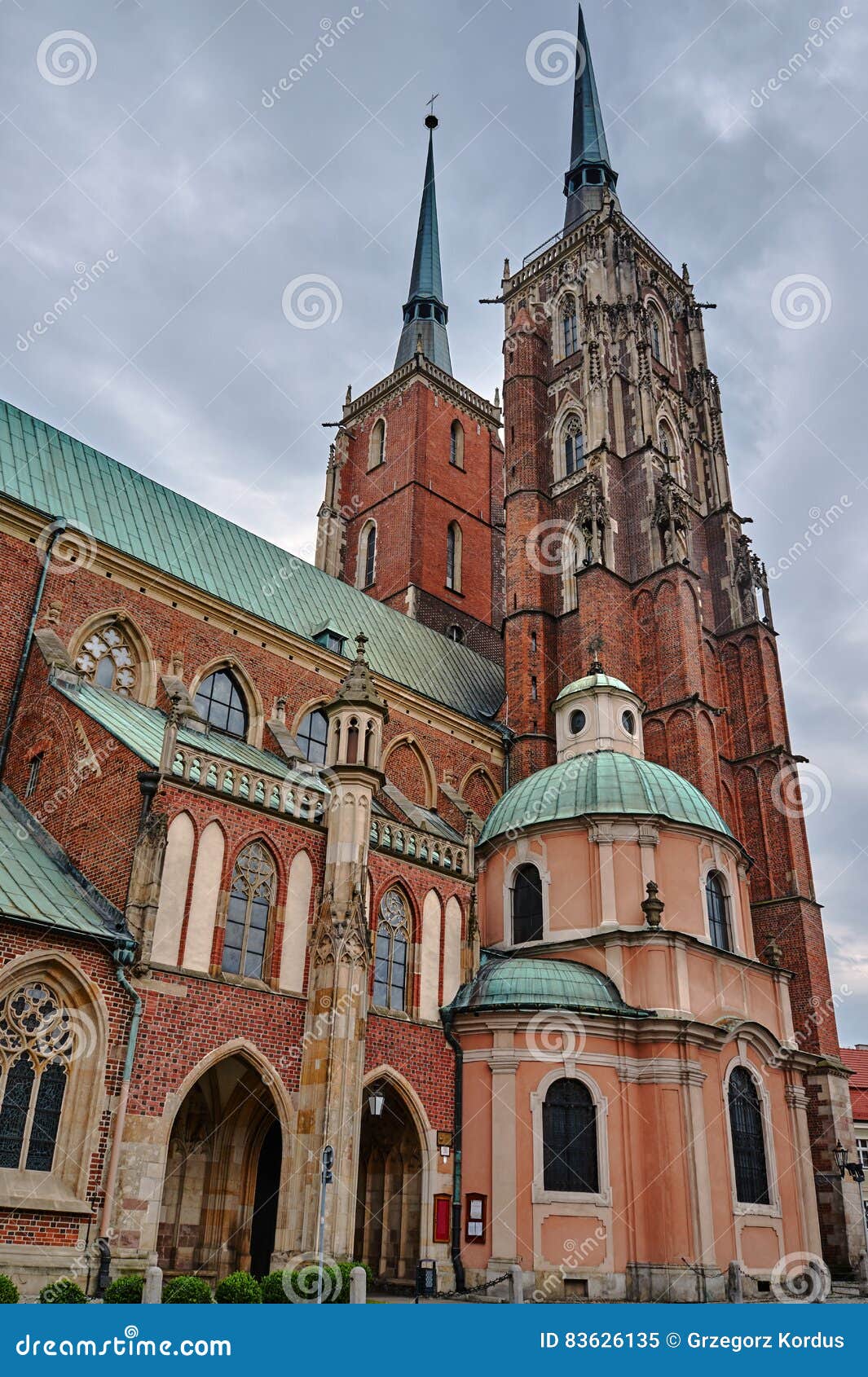 Medieval, Gothic Church Towers Stock Image - Image of glass, europe ...