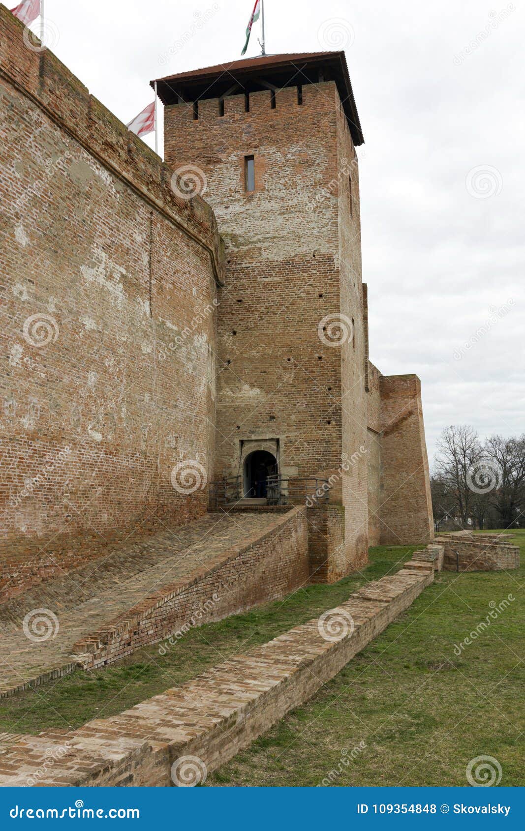 Gyula castle stock photo. Image of architecture, fortress - 109354848
